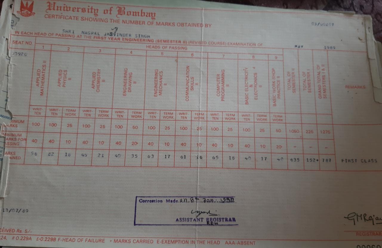 Semester 2 Marksheet Wealthci